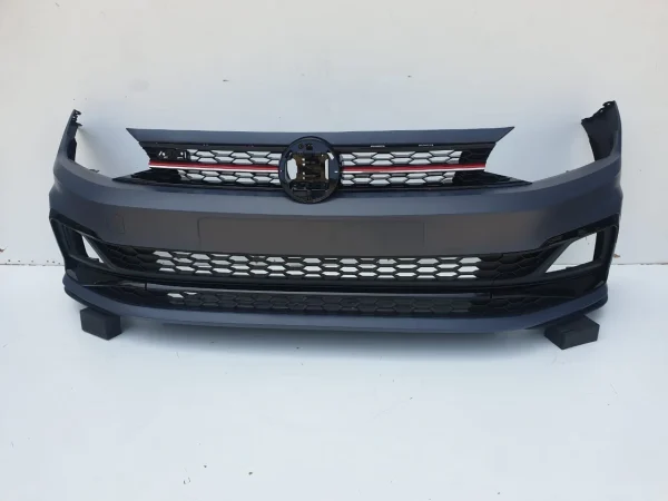 VW Polo 8 AW GTI Style Plastic Front Bumper Upgrade ABS Plastic(18-22 ...